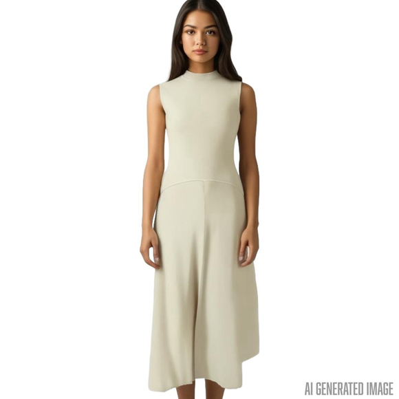 Reiss | Dresses | Reiss Lani Midi Dress Cream Small Nwt Boho Quiet ...